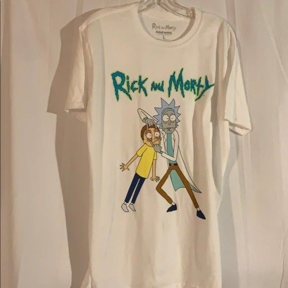 Adult Swim | Shirts | Rick And Morty Adult Swim 28 Tshirt L White New ...